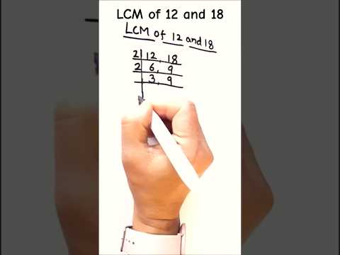 How to find Lcm of 12 and 18 by prime factorization / 12 and 18 ka lcm / prime factorization