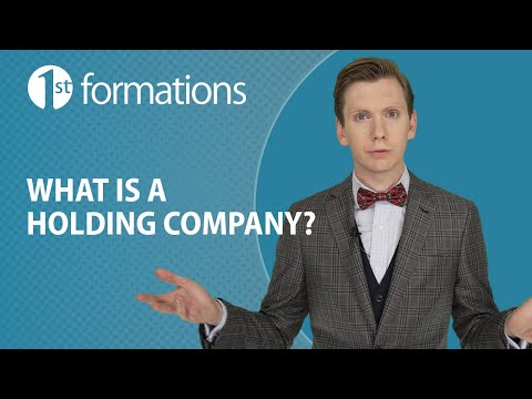 What is a holding company?