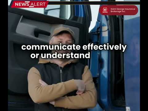 Time-out for truckers: It's a fact, those who don't speak English will be off the road #truckers
