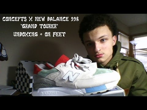 Concepts x New Balance 998 "Grand Tourer" Unboxing + On feet review