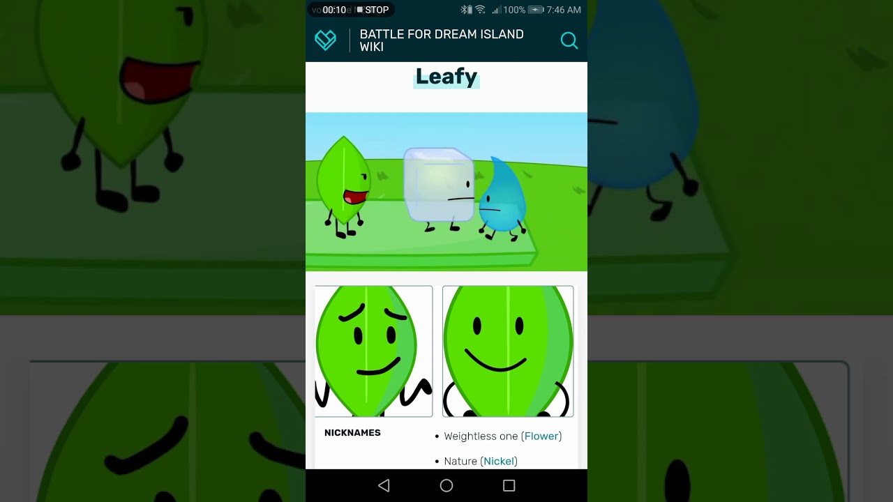Leafy - BFDI wiki