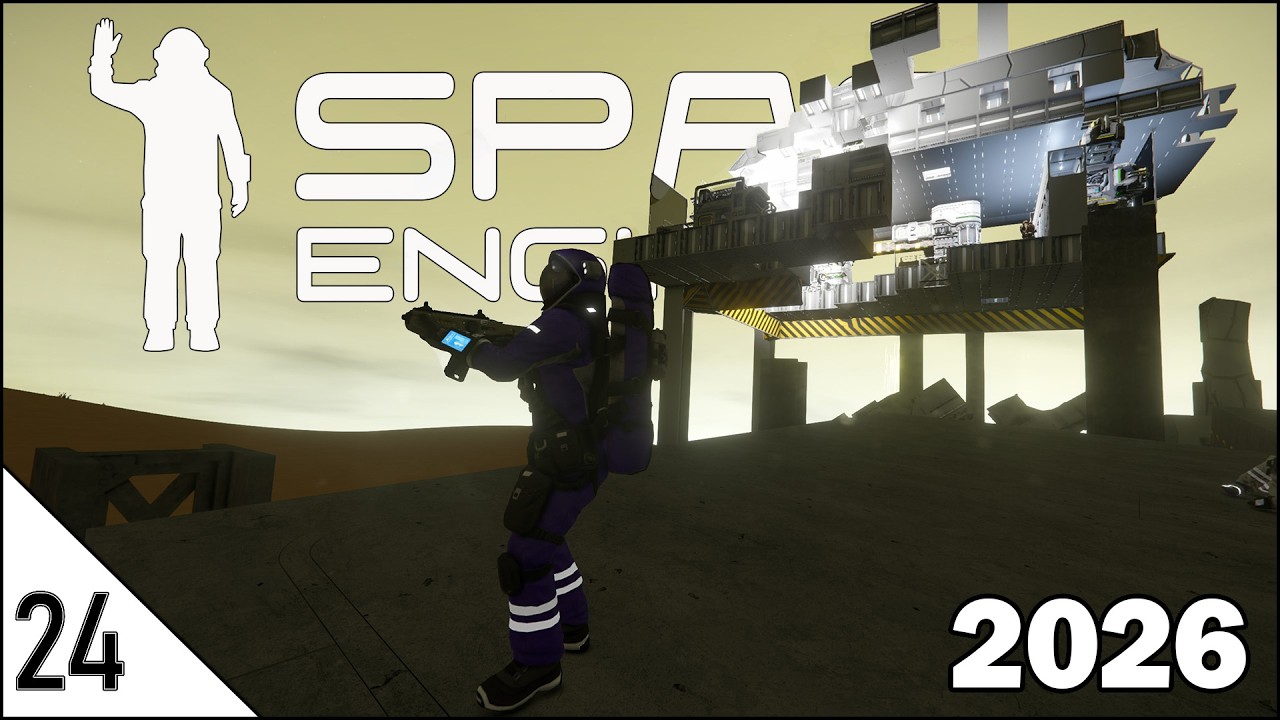 This Old Mining Outpost Holds a DEADLY Secret! | Space Engineers Survival 2026 | Episode 24