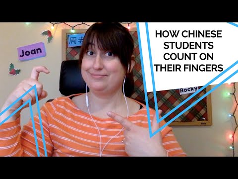How to count to ten on your fingers in Chinese!