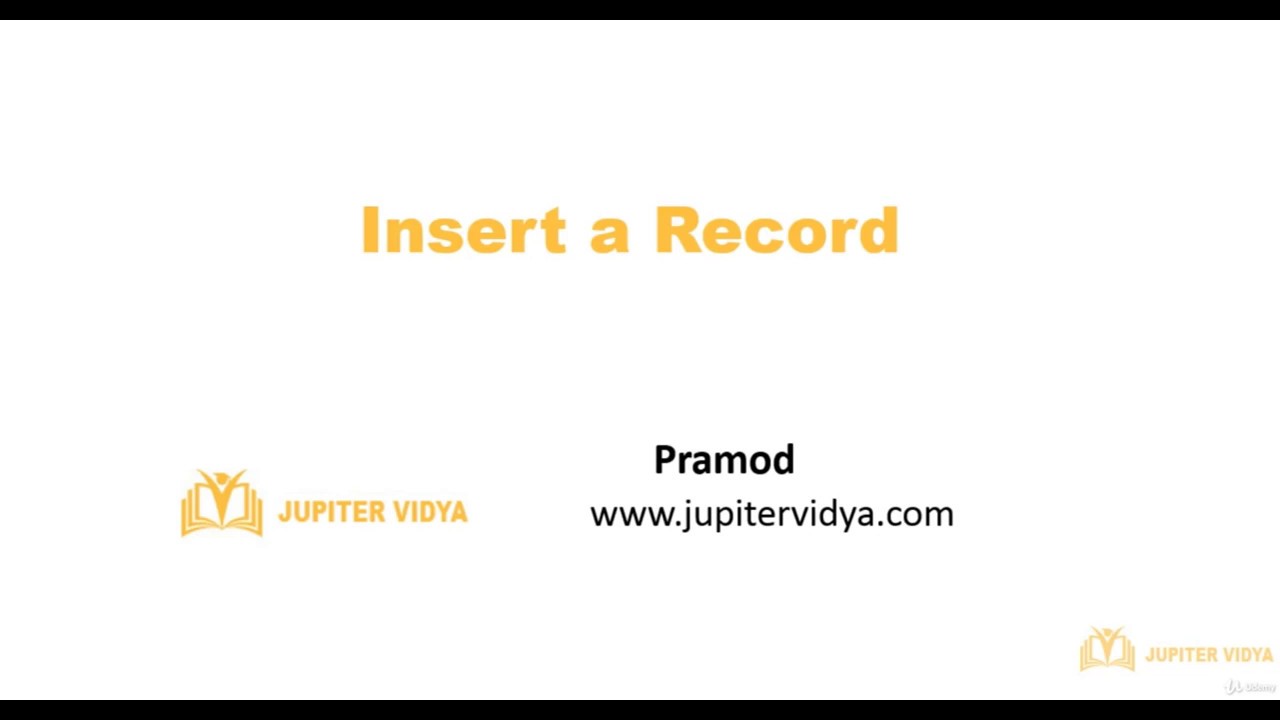 16.3 Insert Record | Database SQLite | Learn Python Programming Step by Step Tutorial