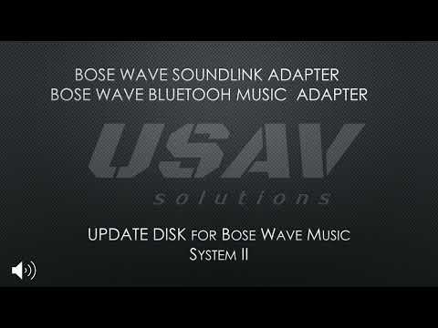 Bose Wave Soundlink / Bluetooth Music Adapter UPDATE DISK for Bose Wave Music System II