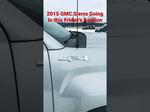 2015 GMC Sierra #autoauction #trucks #4x4 #gmc #gmcsierra