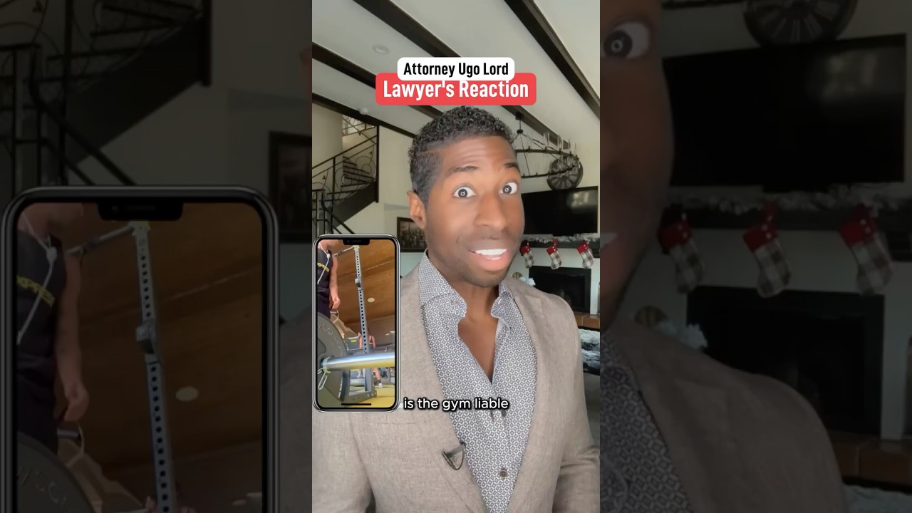 Freak accident at the gym could have ended badly but luckily she’s okay! Attorney Ugo Lord reacts!