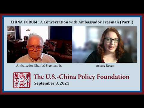 Why Normalization Happened in 1979 (China Forum - Amb Freeman)