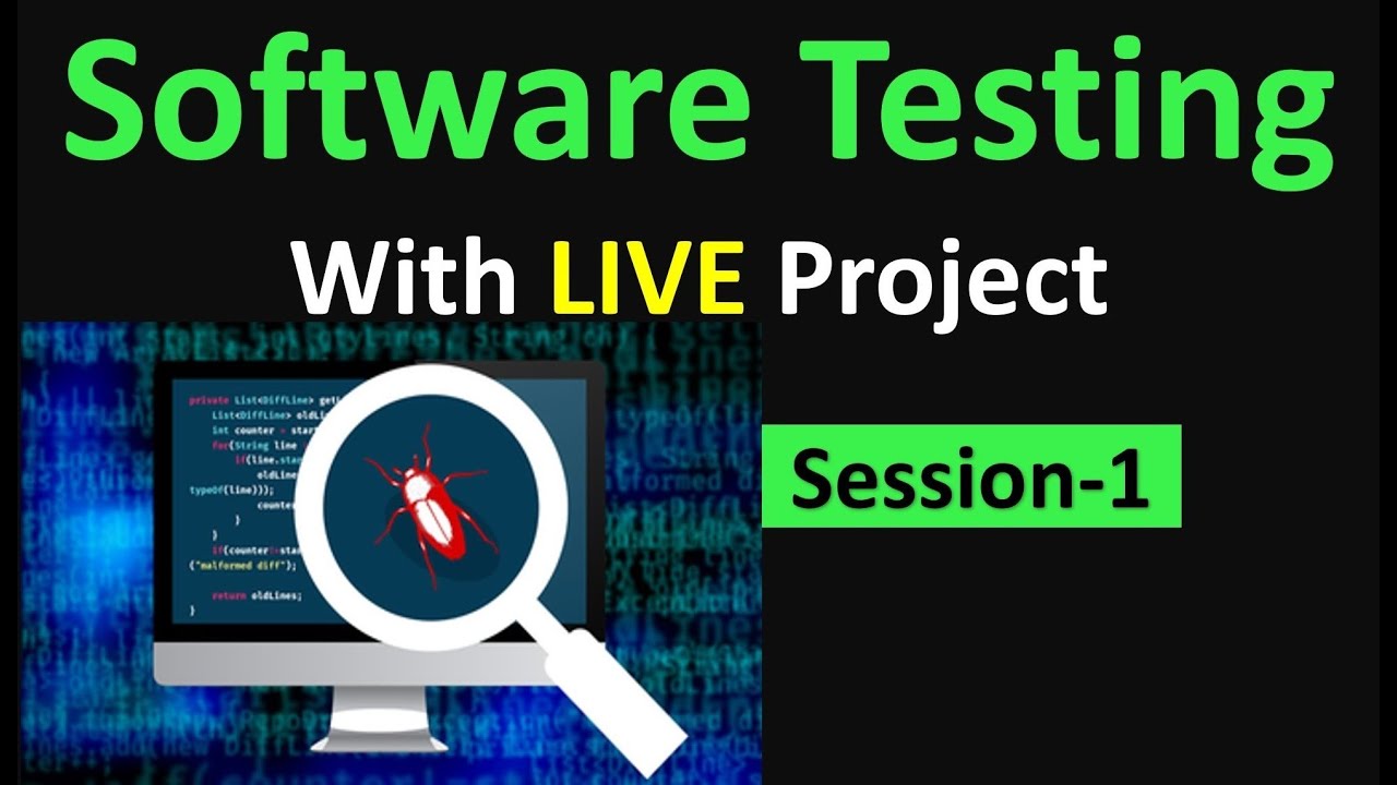 Software Testing Session-1 | Tutorials in English |