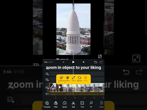 VN video editor - zoom in effect #tutorial