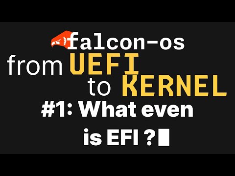 UEFI bootloader: WTF is EFI ?