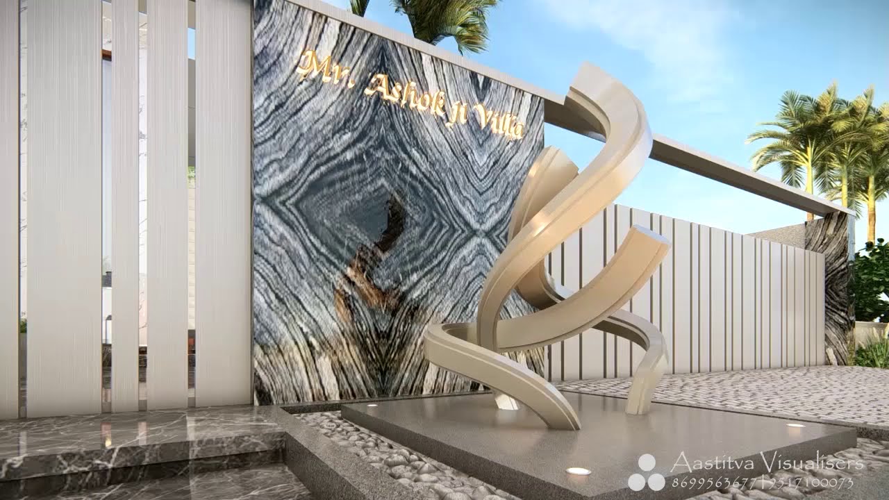 Modern Home 3D Elevation Design - Architectural Walkthrough - Architectural Animation