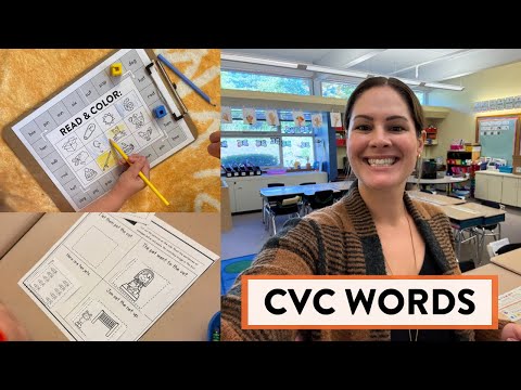 How to Teach CVC words in First Grade! // CVC lessons and activities for Grade 1