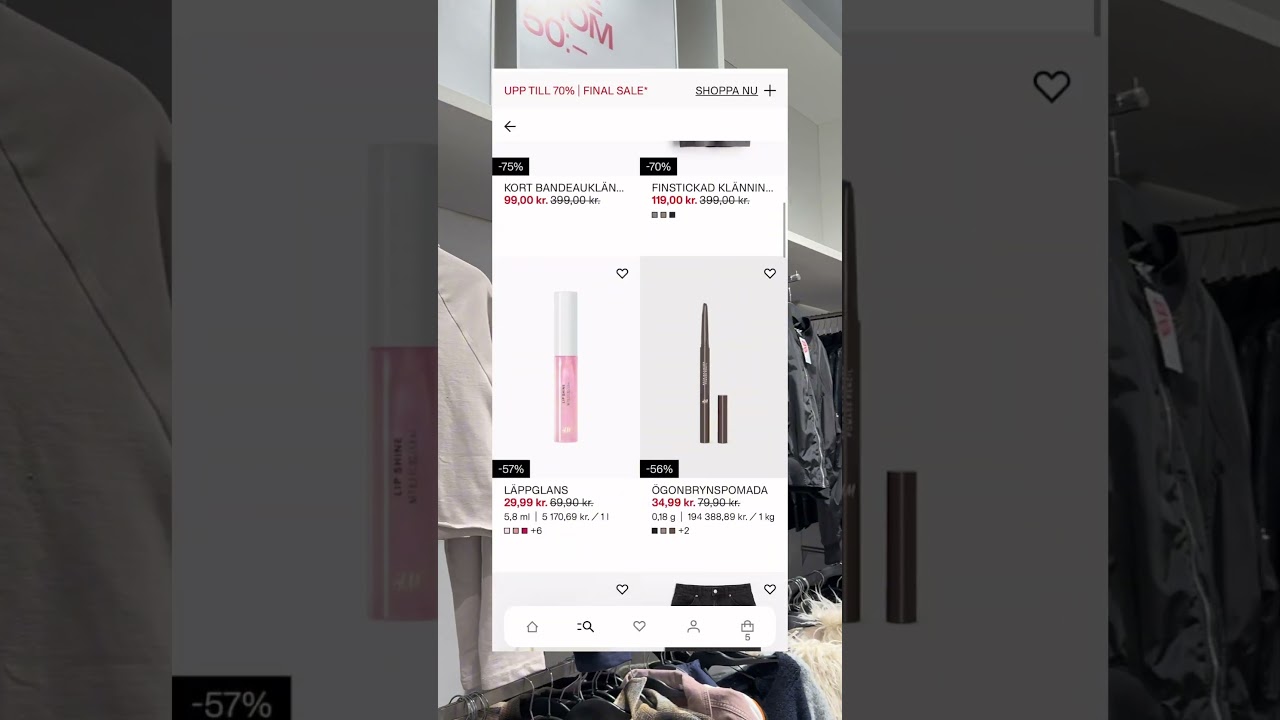 Upp till 70% rabatt!!😱 #rabatter #hm #fynda #billig #viral #trend