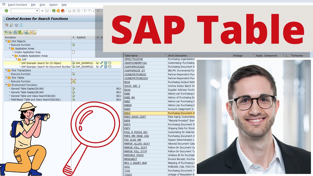SAP Table Search: Find the right SAP table easily