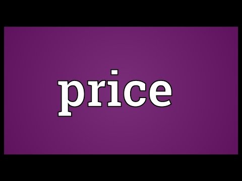 Price Meaning