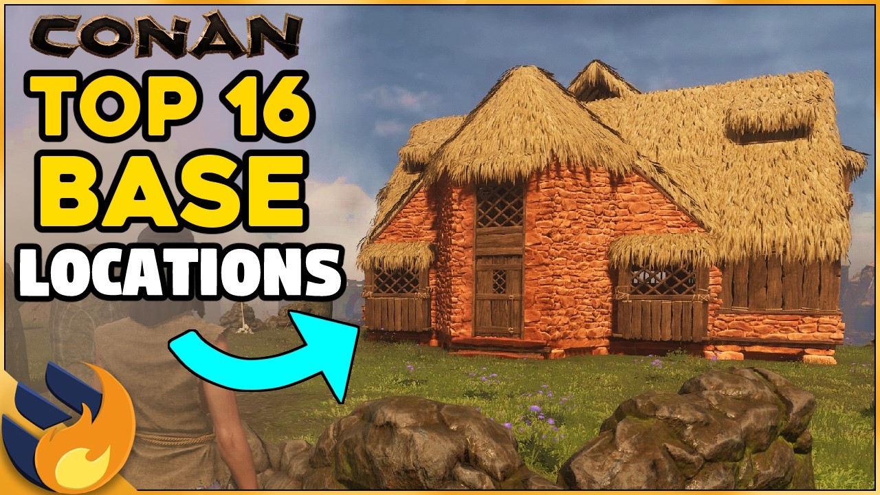 TOP 16 PERFECT Base Locations In Conan Exiles Enhanced