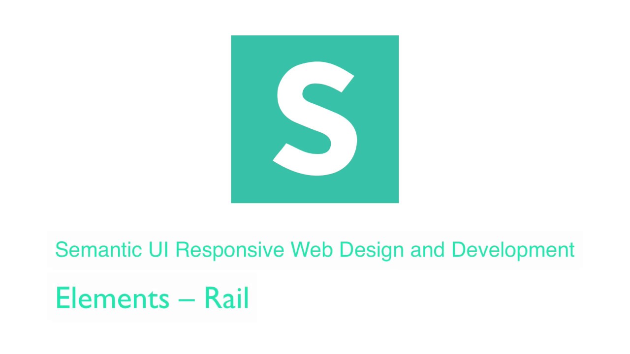 Semantic UI: Elements – Rail