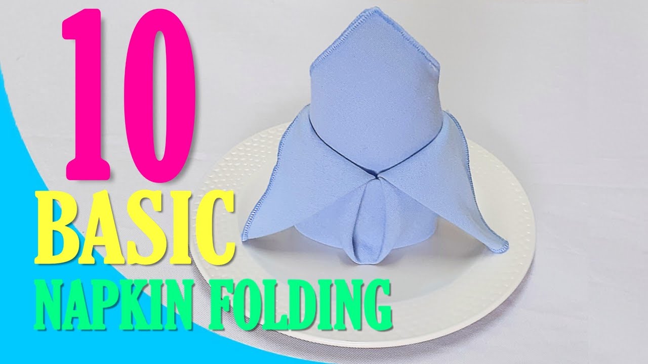 10 Simple #Napkin Folding