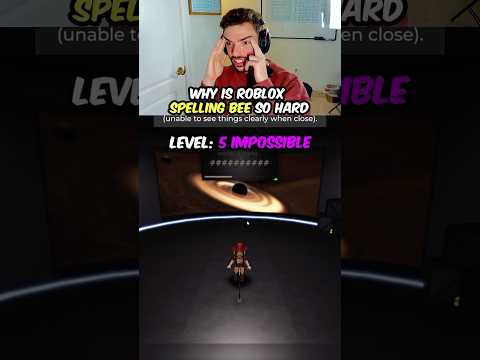 Roblox Spelling Bee Is Insane!