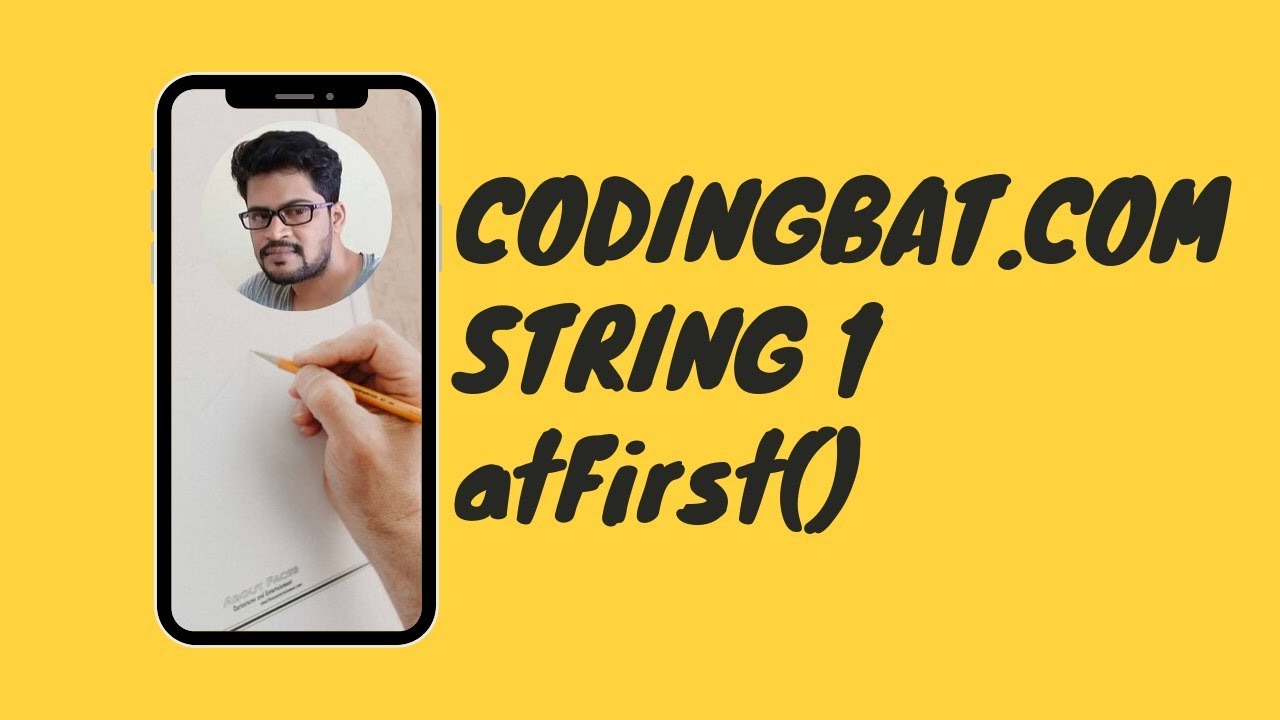 21 Codingbat | String 1  | atFirst | Java coding practice | UiBrains | by Naveen Saggam