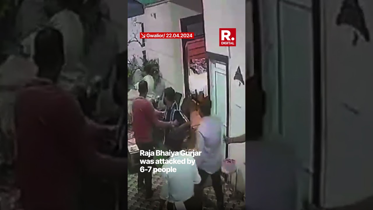 BJP Leader Attacked, Beaten Over Car Parking In Gwalior | Video