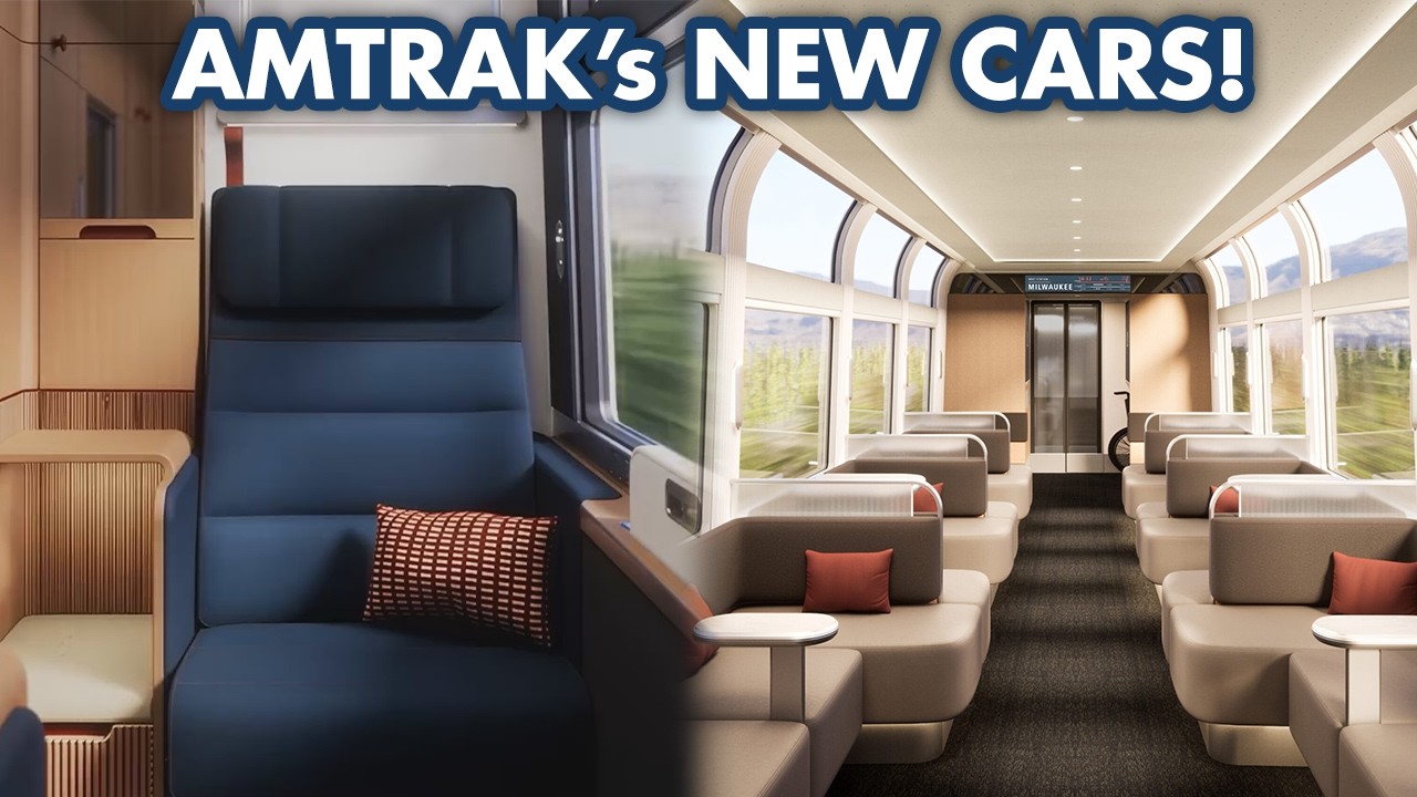 Amtrak's New Long Distance Passenger Cars Look Awesome!