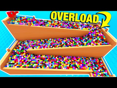 THOUSANDS of MARBLES VS My NEW MARBLE RUN (HUGE OVERLOAD!!!) - Marble World