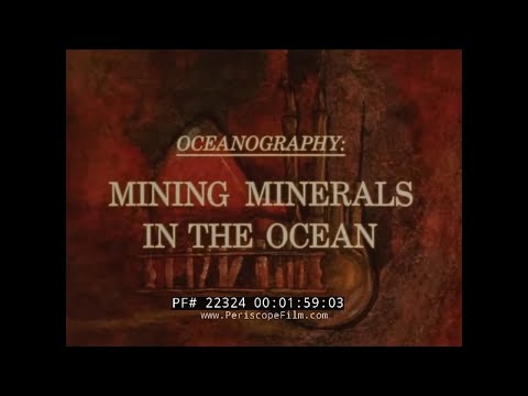 HUGHES GLOMAR EXPLORER MINING MINERALS IN THE DEEP OCEAN MAGANESE NODULE RECOVERY 22324