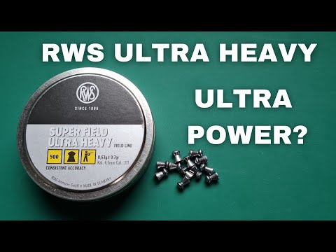 The new RWS super field ULTRA HEAVY air rifle pellet testing review
