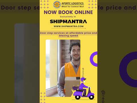 APSRTC PARCEL ONLINE BOOKING VIA SHIPMANTRA
