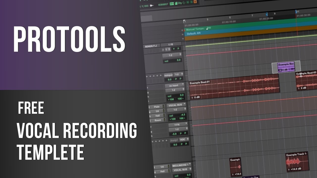 Protools - Free Vocal Recording template (only stock plugins)