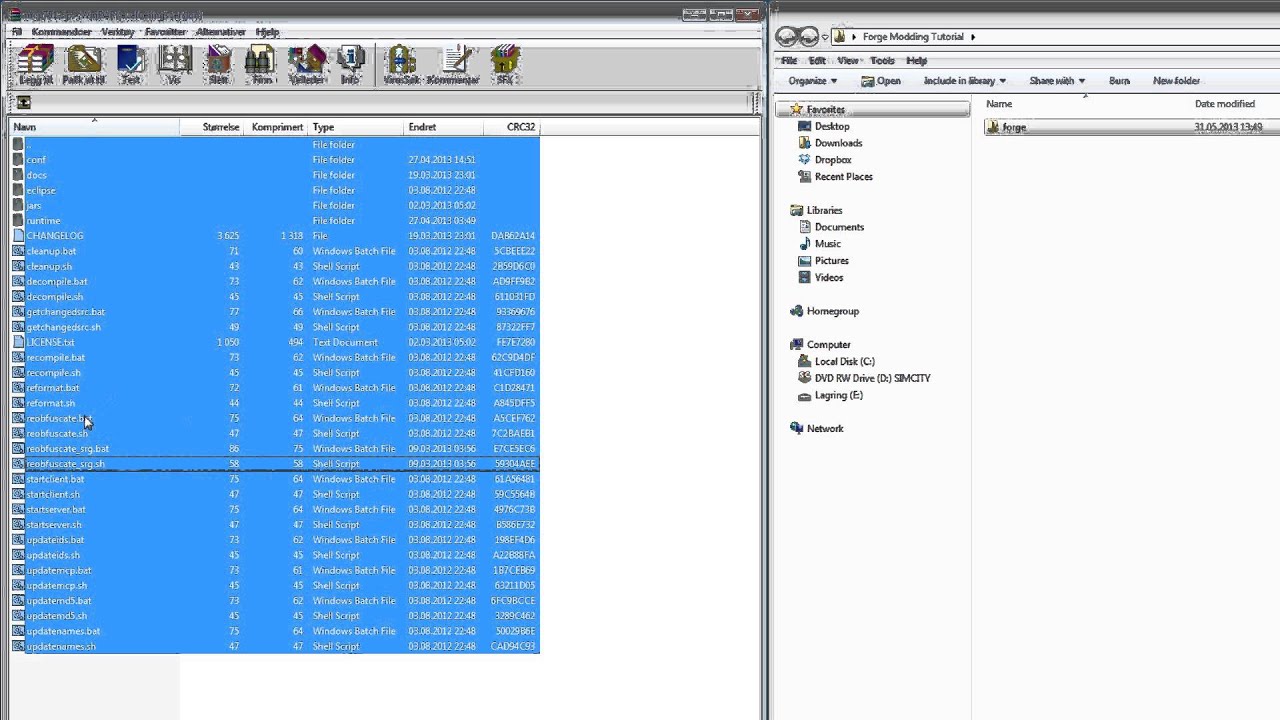 Forge Modding Tutorial Ep. 1 - Setting up eclipse
