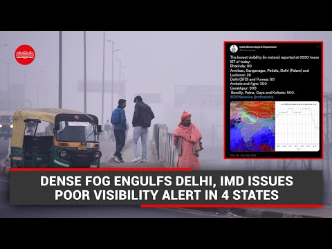 Dense fog engulfs Delhi, IMD issues poor visibility alert in 4 states