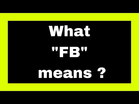 What FB means ? | Quick Answers #238 | FB |