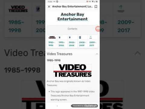 Logo History Heith #171 Anchor Bay Entertainment/Anchor Bay Films