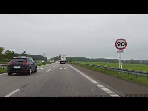 Driving in my car from Nørre Alslev to Bogø By in Denmark. 4K. 2160p. 28/05-2025