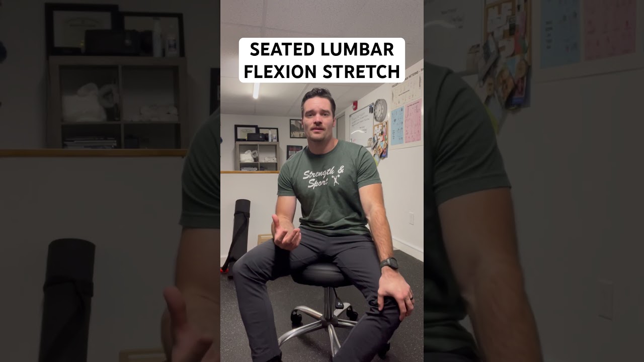 Seated Lumbar Flexion Stretch