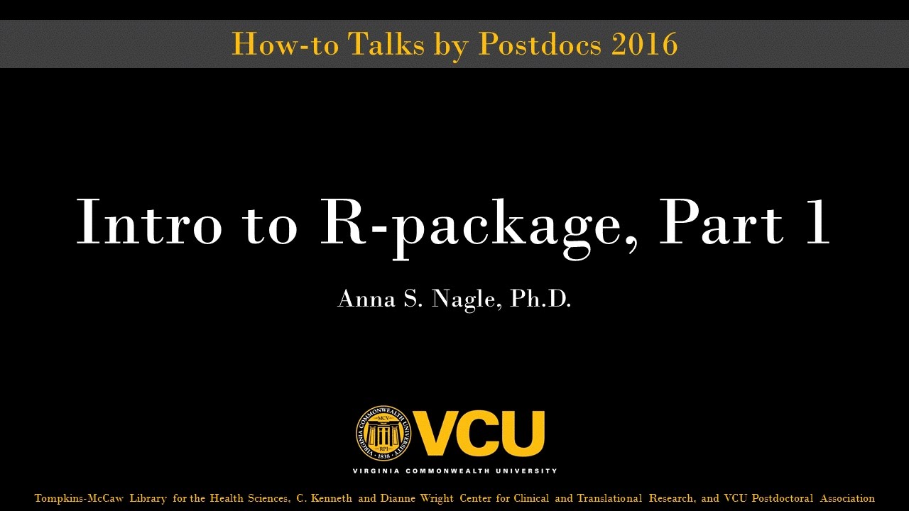 Intro to R-package, Part 1
