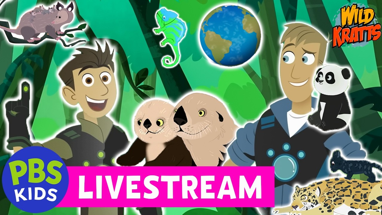 🟢 LIVE | Happy Earth Month from the Wild Kratts! 🌎 Watch Movies, Full Episodes, & Songs 🌱 PBS KIDS