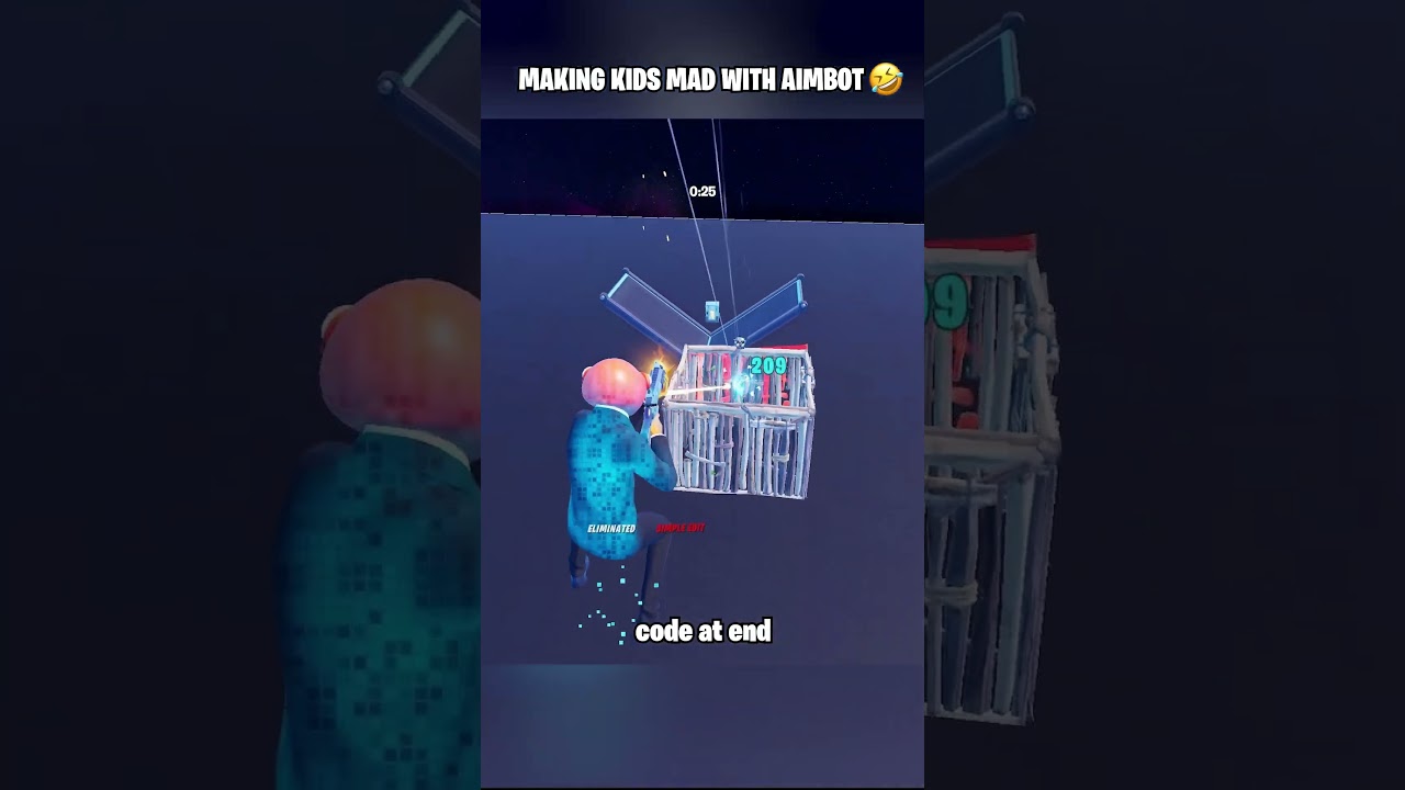 Funny Aimbot map to troll your friends 🤣 Map Code: 8857-5886-3745 #fortnite #fortniteclips #gaming