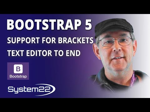 Bootstrap 5 Support For Brackets Text Editor To End 👈👈👈👈