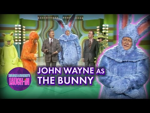 The Reluctant Bunny | John Wayne | ROWAN & MARTIN'S LAUGH-IN