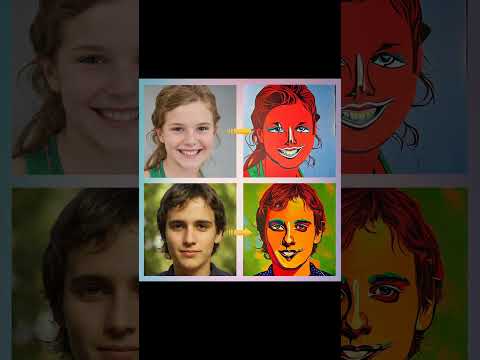 Free Download! Turn your photos into stunning pop art artwork with our AI Drawing app! (1)