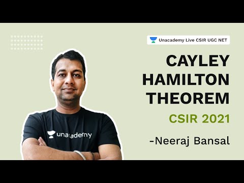 Matrices Cayley-hamilton Theorem Video Lecture - CSIR NET Crash Course for Physical Science ...