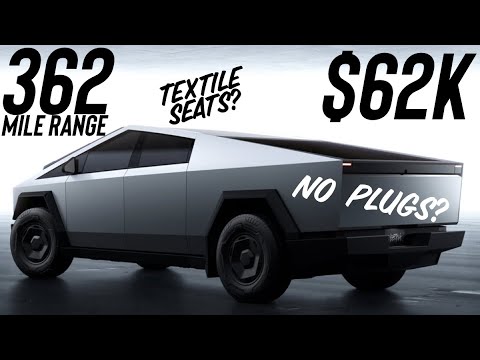 $62K Cybertruck Has 362 Mile Range! At What Cost...