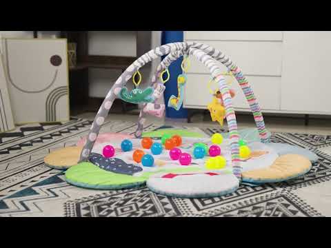 Baby Development Play Mat with Border Function, 118 cm Diameter LIVMAN JL639-1A