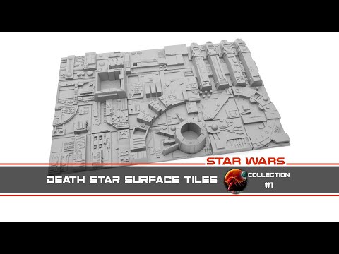 Star Wars Death Star Surface Tile J by MassassiOrder - Thingiverse