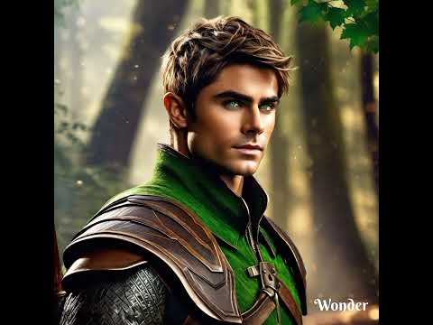 Asking Artificial Intelligence to create images Zac Efron as an Elf #zacefron #ai #elf #fantasy #fun