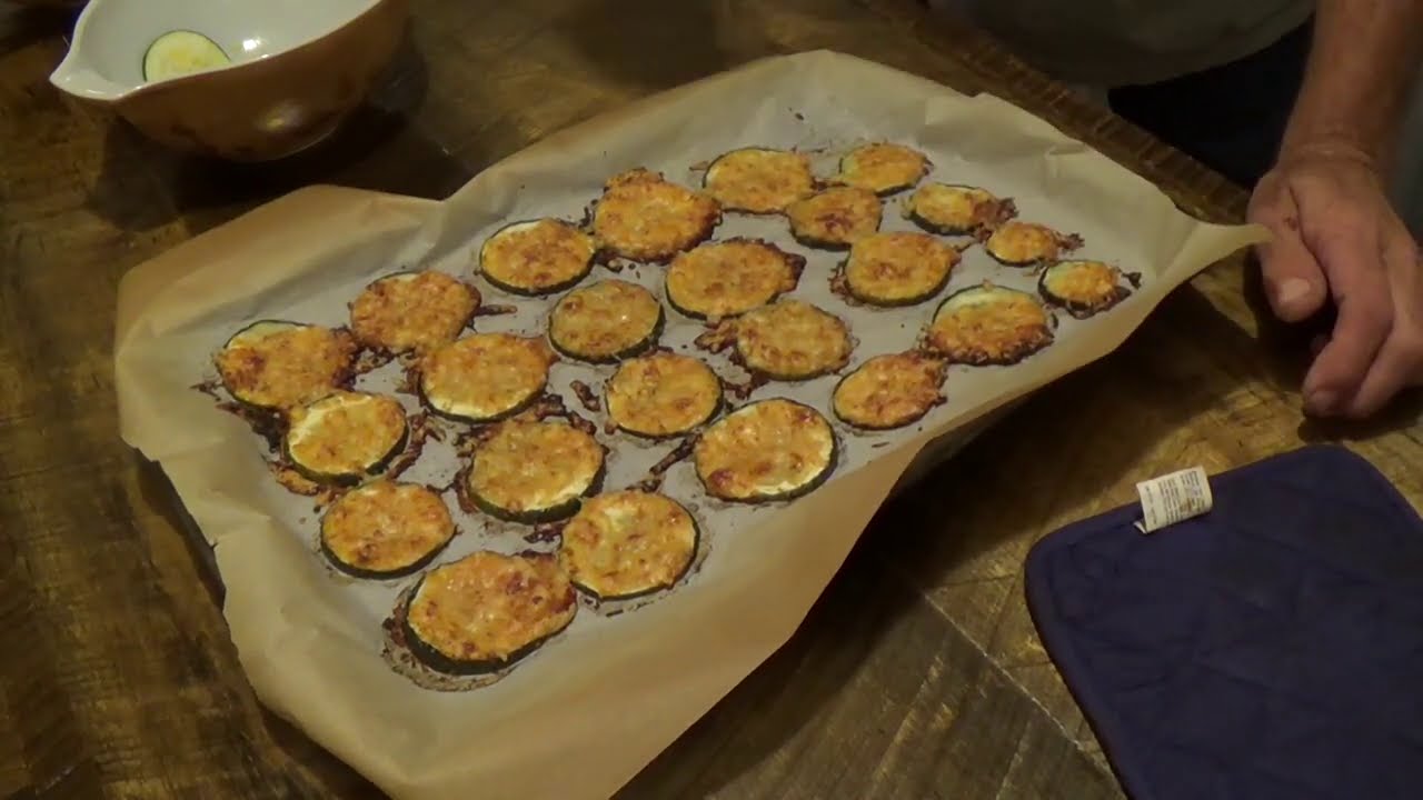 PARMESAN ZUCCHINI CRISPS.